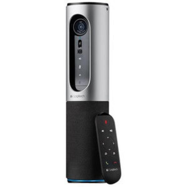 Logitech ConferenceCam Connect silber Webcam Bluetooth/ NFC / USB
